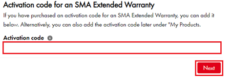 SMA Warranty Extension Process